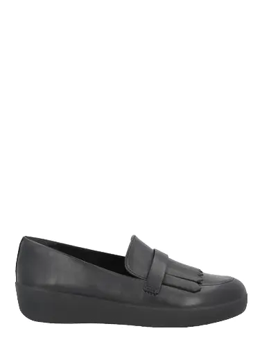 Fitflop Leather Loafers - Black