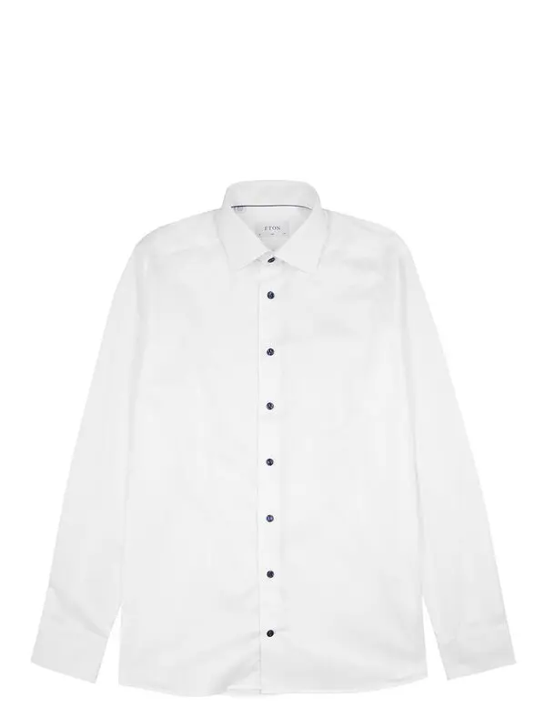 Eton Cotton-twill Shirt - White