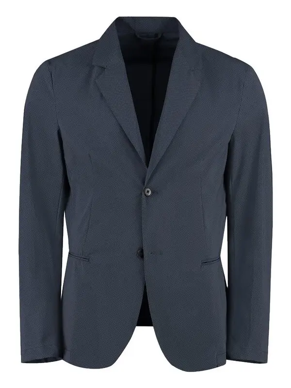 THE (ALPHABET) Single-breasted Two-button Jacket - Grey