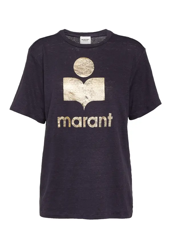 MARANT ETOILE Zewel Logo T-shirt - Blue