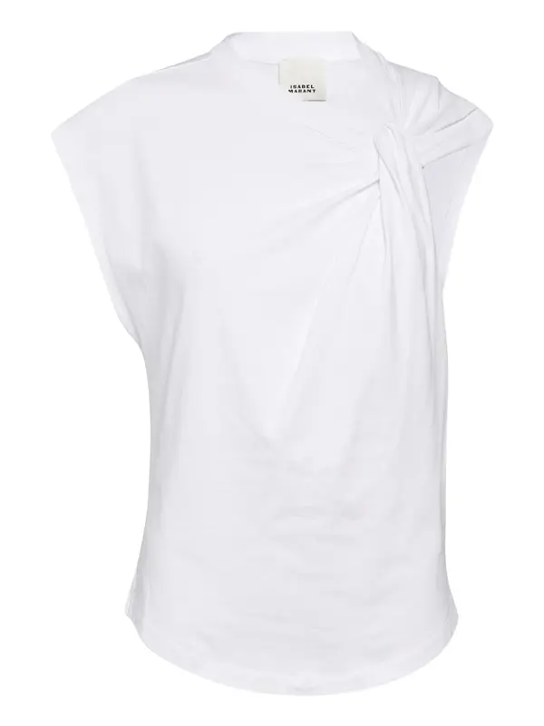 Isabel Marant Nayda Cotton Jersey T-shirt - White