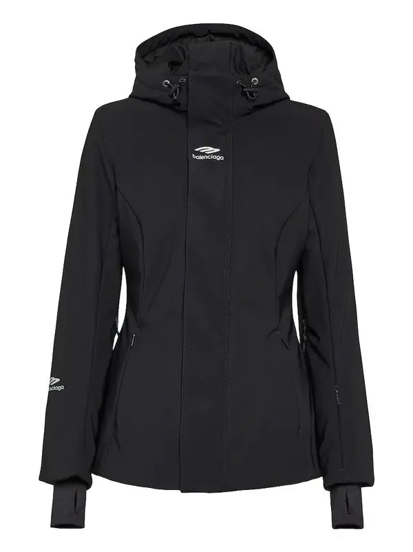 Balenciaga 3b Sports Icon Ski Jacket - Black