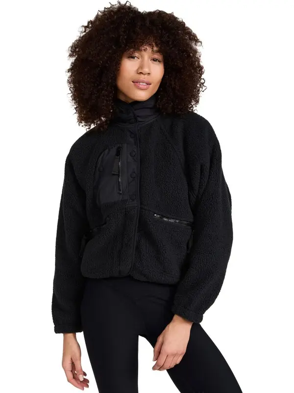 Free People Hit The Slopes Jacket - Black