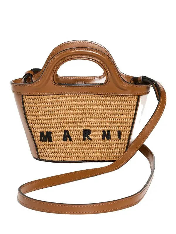 Marni Tropicalia Micro Tote - Raw Sienna
