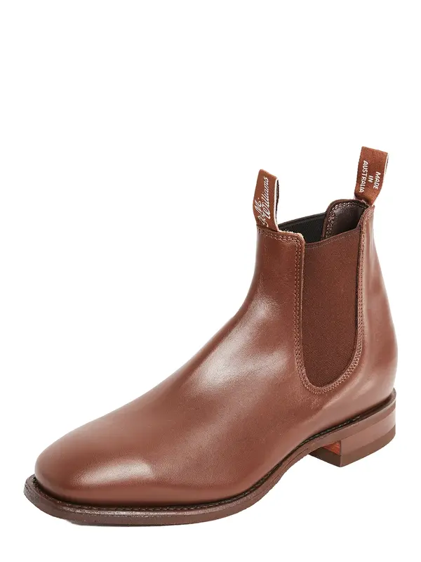 R.m. Williams Comfort Rm Leather Chelsea Boots - Dark Tan
