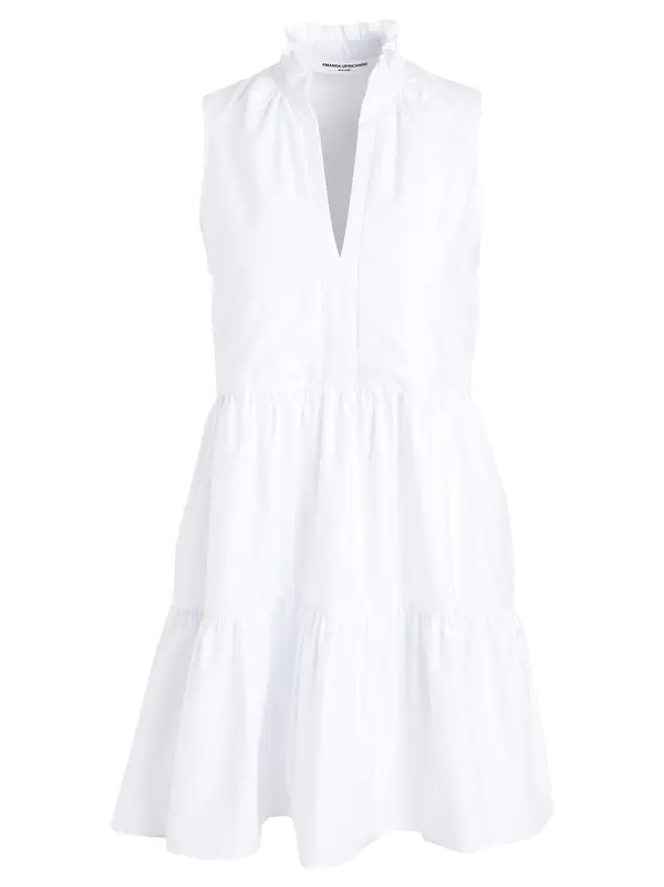 Amanda Uprichard Sleeveless Mini Dress - White
