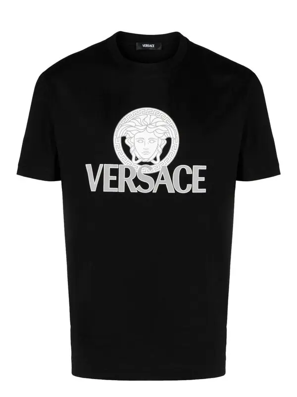 Versace Medusa Logo-print T-shirt - Black
