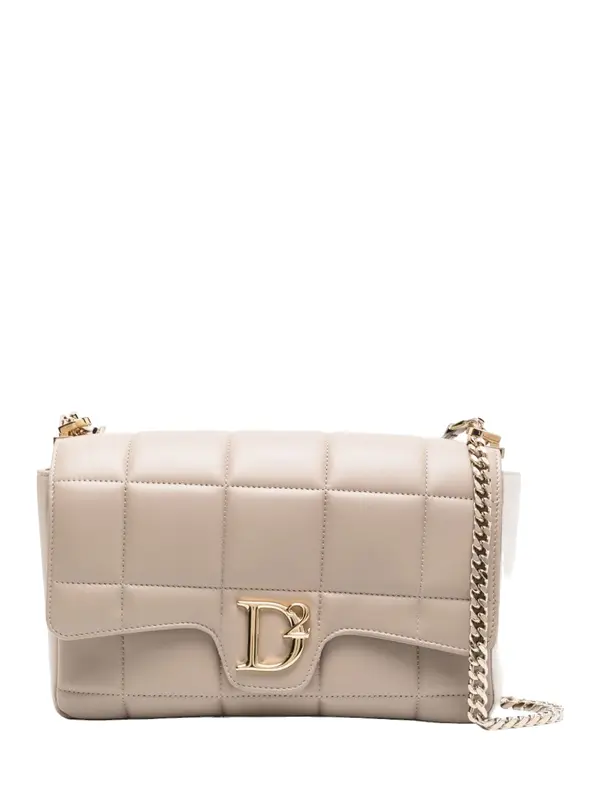 Dsquared2 Statement Soft Shoulder Bag - Grey