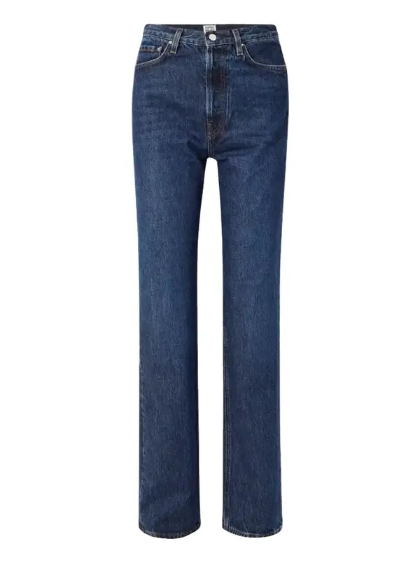 TOTEME High-rise Straight-leg Jeans - Blue