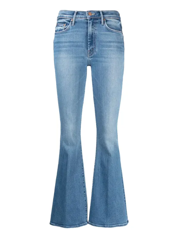 MOTHER The Weekender Flared Jeans - Blue