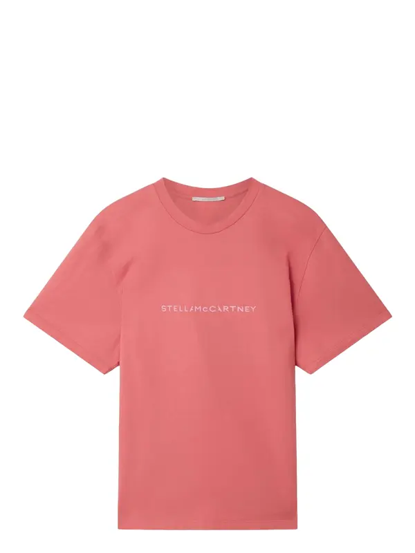 Stella McCartney Iconics Logo-print T-shirt - Pink