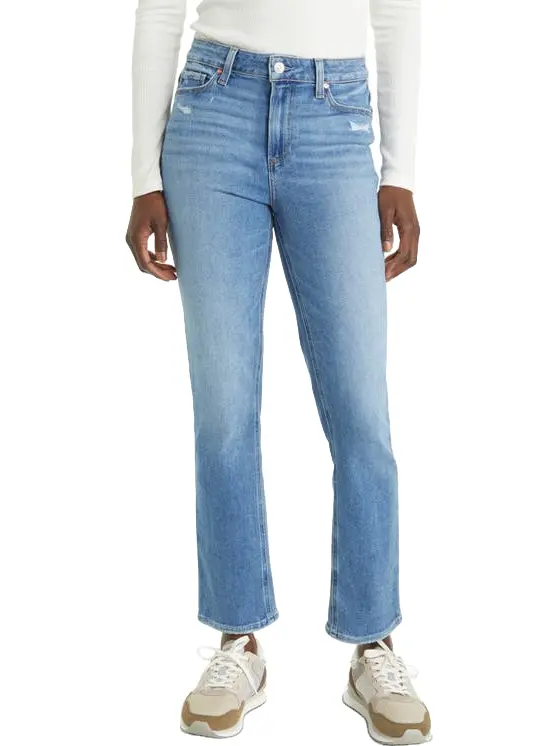 Paige Cindy High-waist Straight-leg Jeans - Huzzah