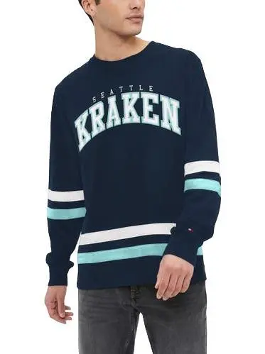 Tommy Hilfiger Seattle Kraken Nolan Long Sleeve T-shirt - Navy
