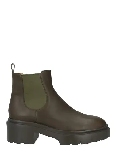 POMME D'OR Leather Chelsea Boots - Green