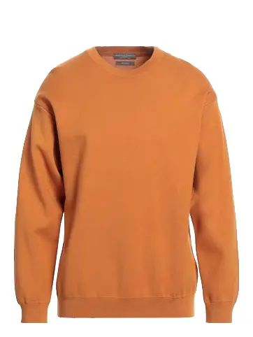DANIELE FIESOLI Cotton Crewneck Sweater - Mandarin