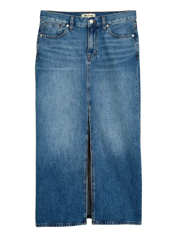 Madewell Denim Maxi Skirt - Pratt Wash