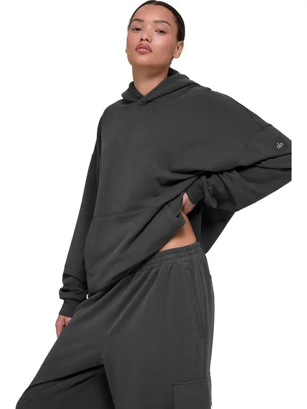Alo Yoga Double Take Hoodie - Anthracite