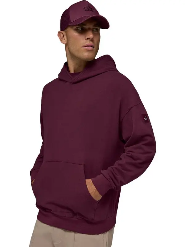 Alo Yoga Double Take Hoodie - Burgundy