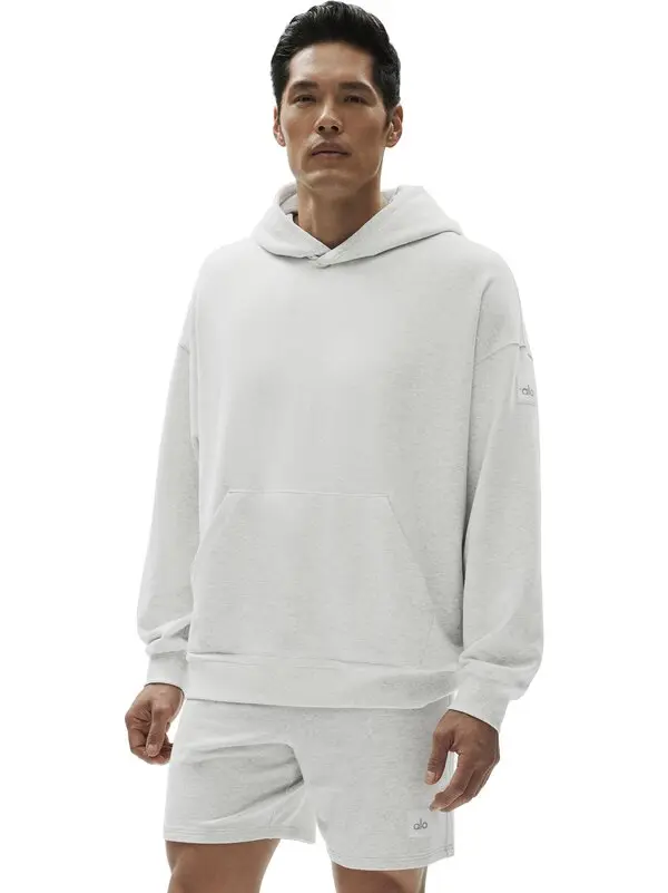 Alo Yoga Double Take Hoodie - White Heather