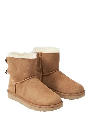 Pink Ugg® Mini Bailey Bow Ii Boots - Brown