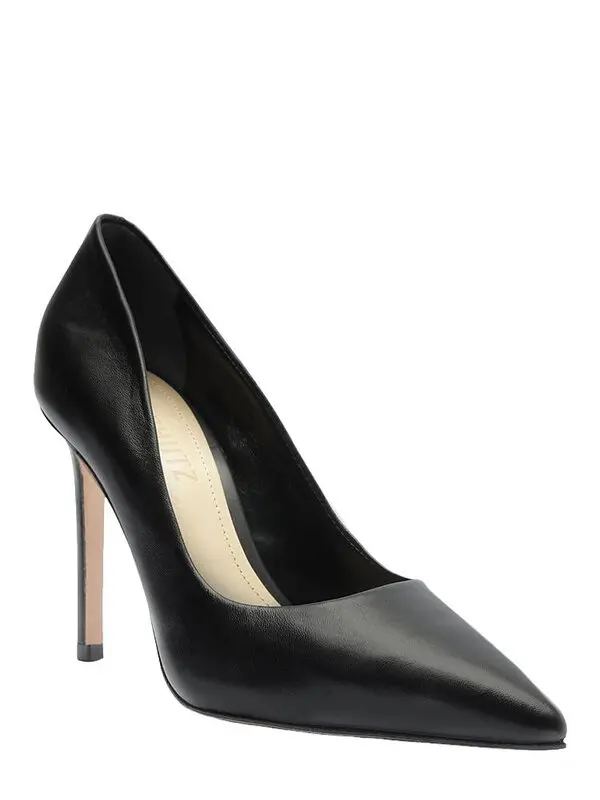 Schutz Lou Pointed Toe High Heel Pumps - Black