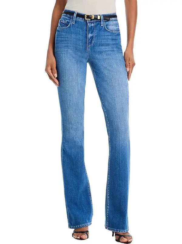 L'Agence Selma Mid-rise Flare Jeans - Rosales