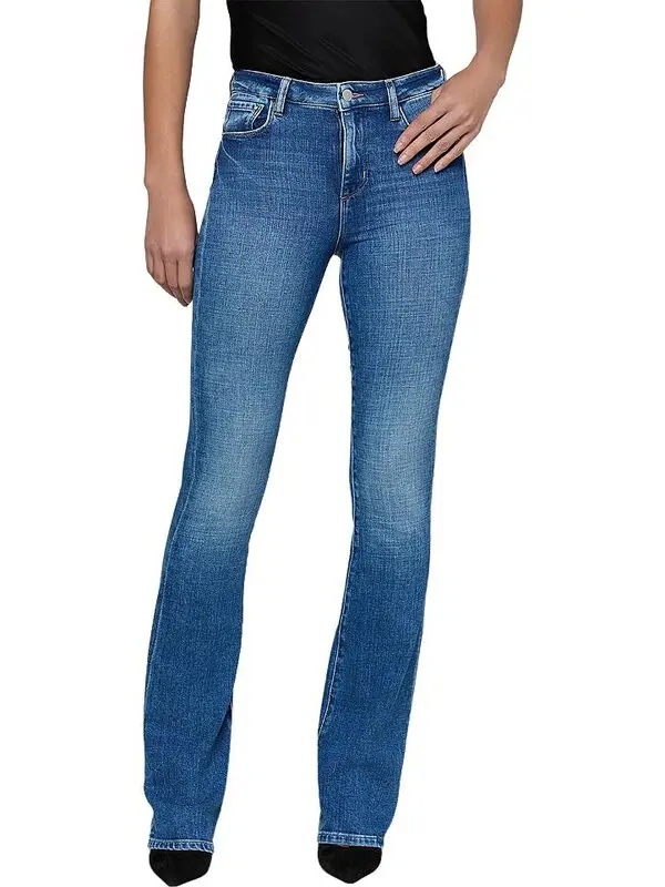 L'Agence Selma Mid-rise Flare Jeans - Salinas