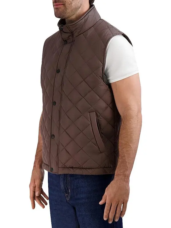 Cole Haan Diamond Quilted Vest - Wren