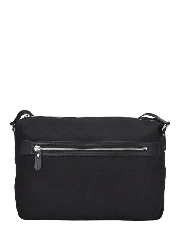 Fendi Zucchino Messenger Bag - Black