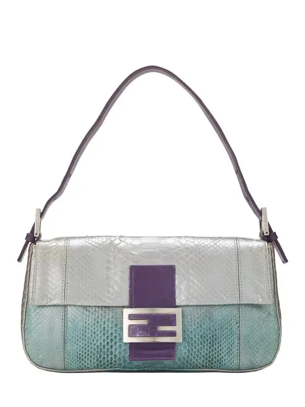 Fendi Multicolor Python Baguette - Multi