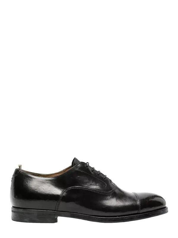 Officine Creative Temple 001 Leather Oxford Shoes - Black