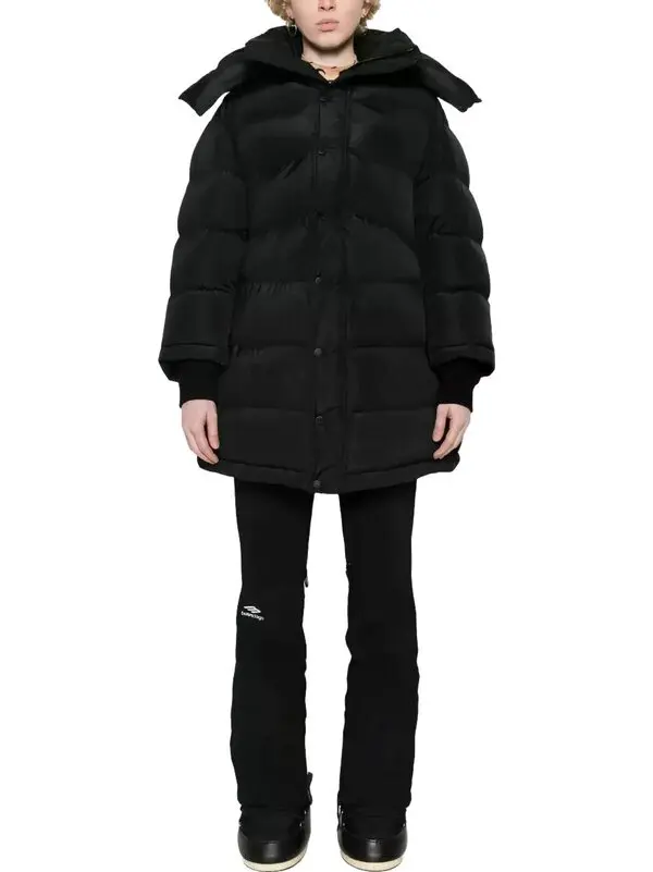 Balenciaga 3b Sports Icon Hourglass Ski Parka - Black
