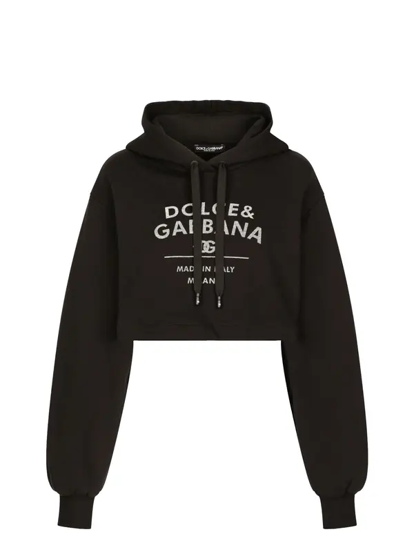Dolce & Gabbana Logo-print Hoodie - Black