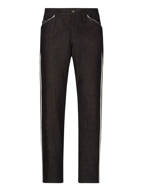 Dolce & Gabbana Straight-leg Jeans - Black