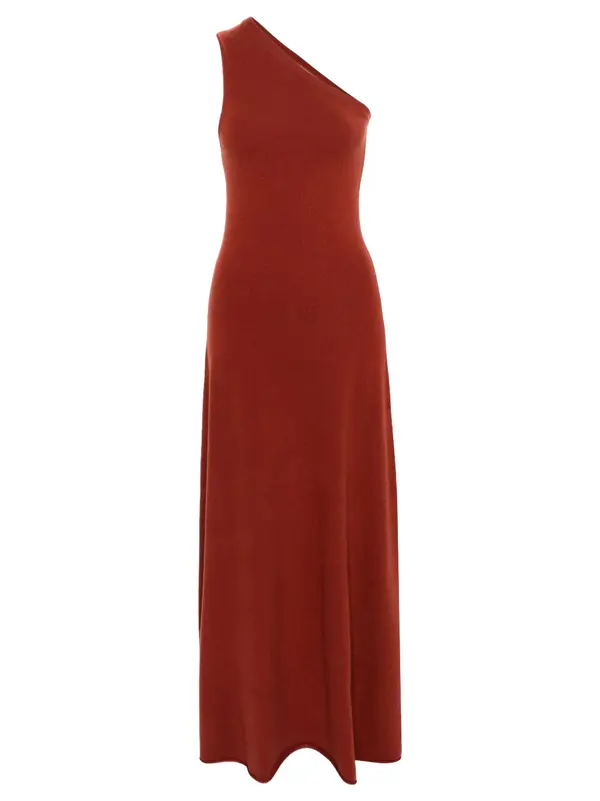 EXTREME CASHMERE X One-shoulder Maxi Dress - Orange