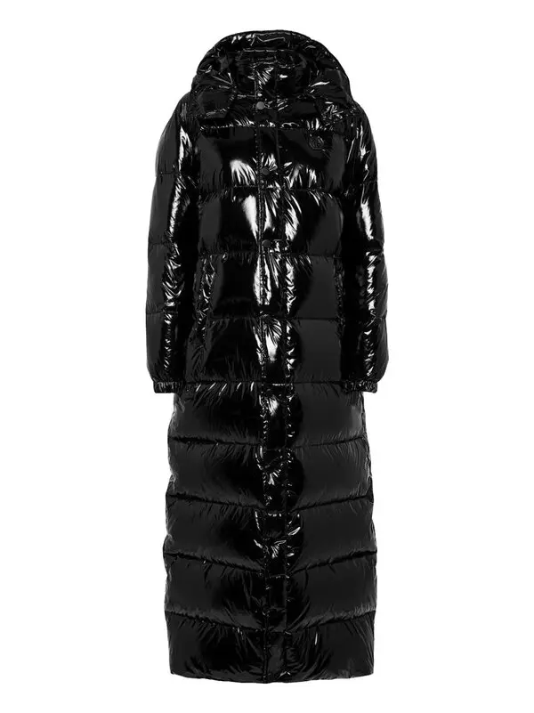 Philipp Plein High-shine Padded Jacket - Black