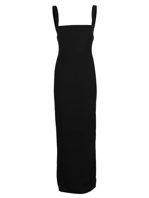 Solace London Joni Open-back Maxi Dress - Black