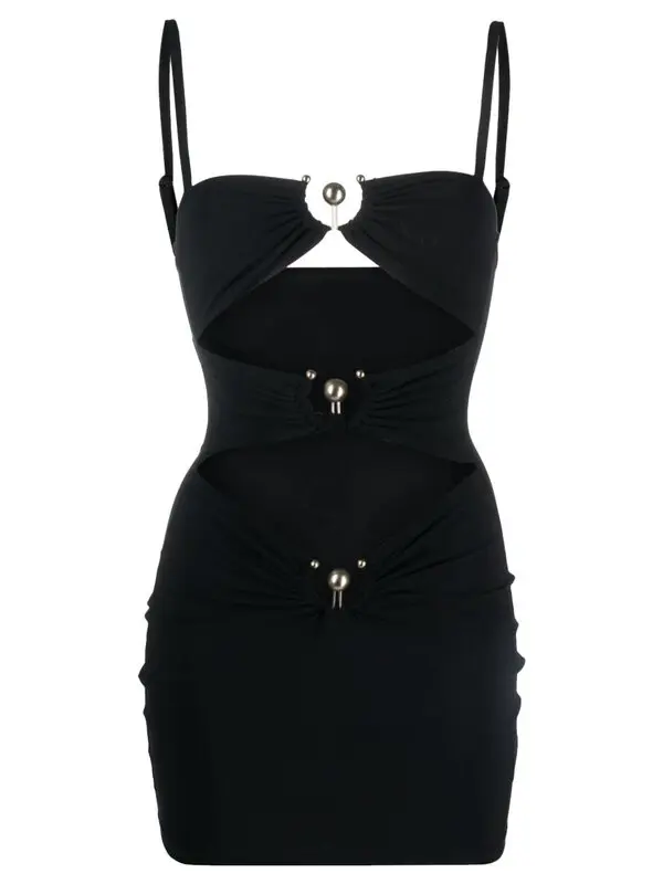 Christopher Esber Cut-out Mini Dress - Black