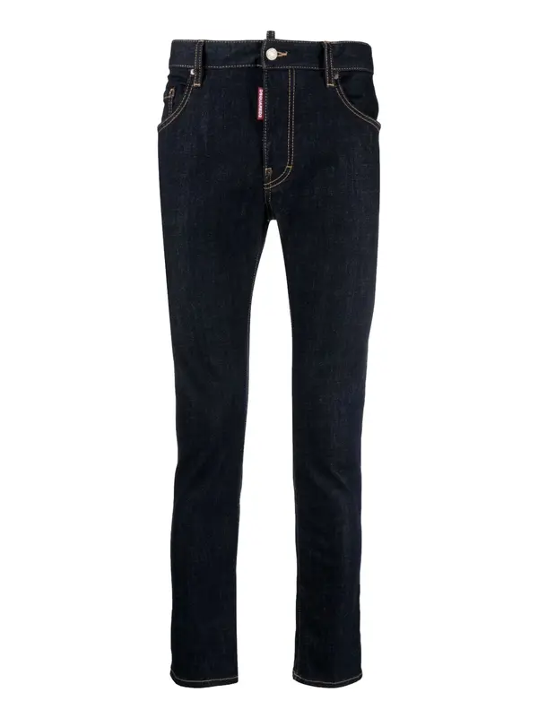 Dsquared2 Mid-rise Skinny Jeans - Blue