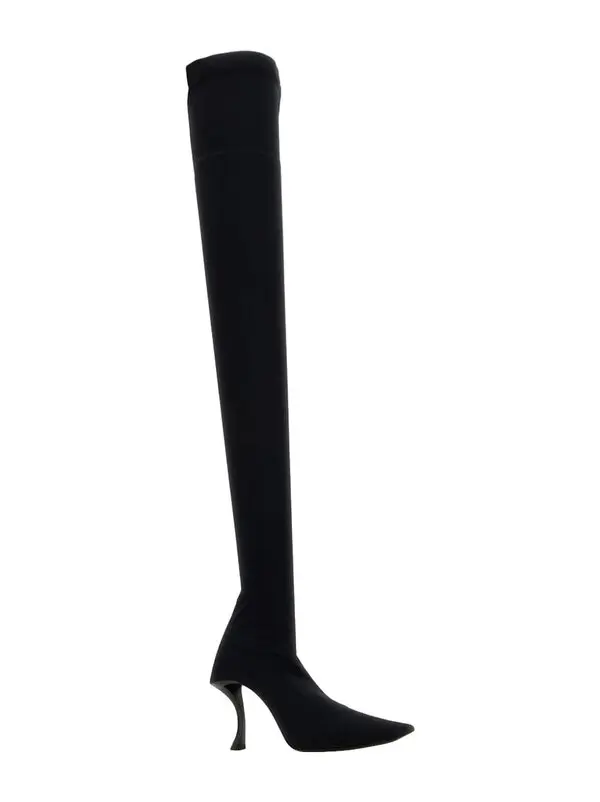 Balenciaga Hourglass 100mm Over-the-knee Boots - Black