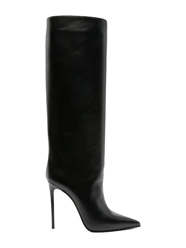 LE SILLA Eva 120mm Knee-length Leather Boots - Black