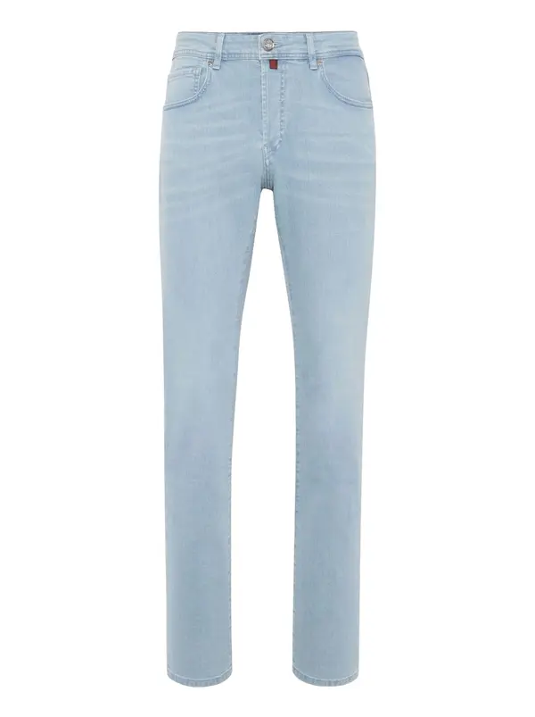 BILLIONAIRE Low-rise Straight-leg Jeans - Blue