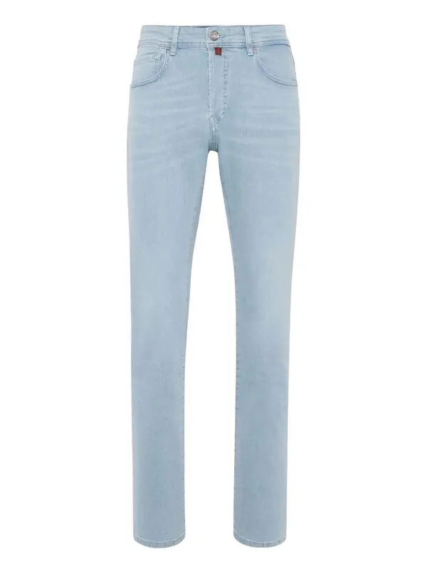BILLIONAIRE Low-rise Straight-leg Jeans - Blue