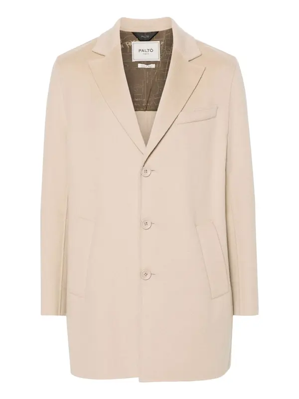 PALTÒ Geraldo Single-breasted Coat - Neutrals