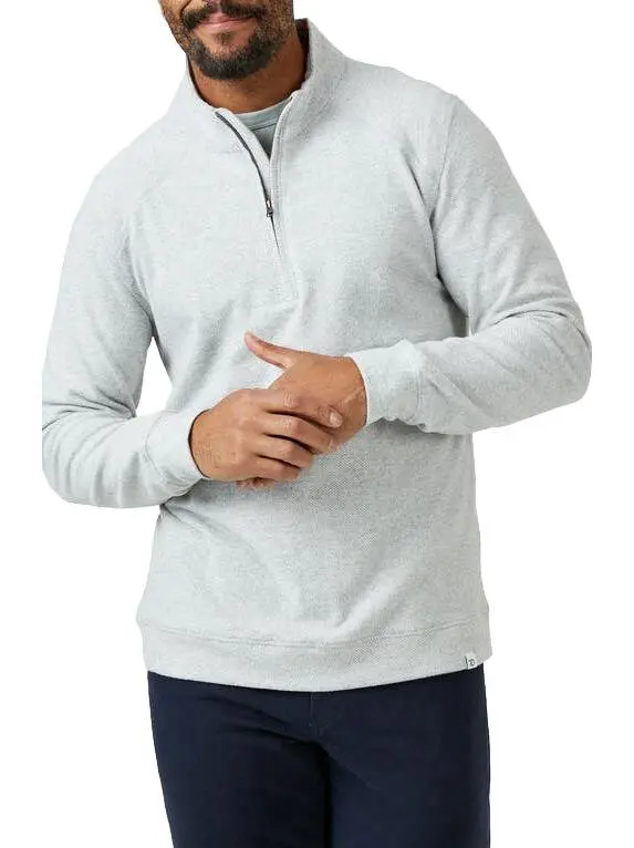 7 Diamonds Generation Quarter Zip Top - Ecru