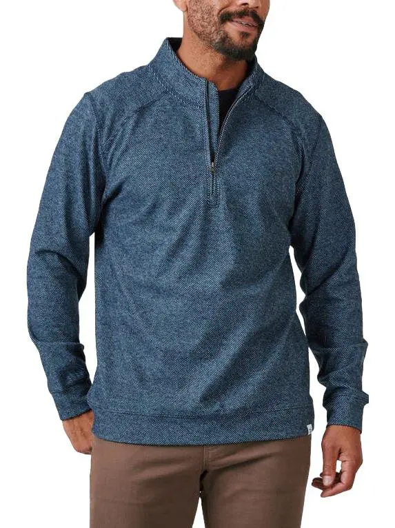 7 Diamonds Generation Quarter Zip Top - Navy