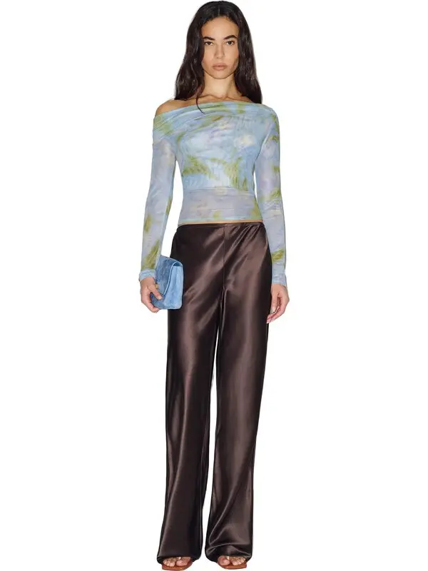 REFORMATION Elio Knit Top - Midnight