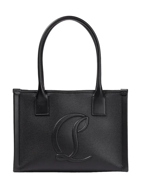 CHRISTIAN LOUBOUTIN Large Leather Tote Bag - Black
