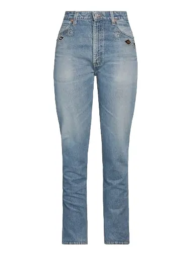RE/DONE WITH LEVI'S Straight Leg Jeans - Blue
