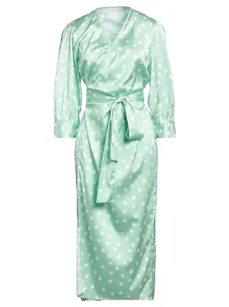 AÉRYNE Midi Shirt Dress - Green